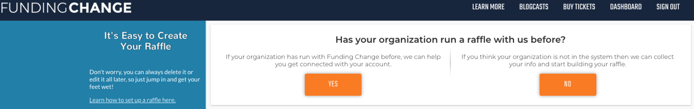 Step 1: Create a Raffle