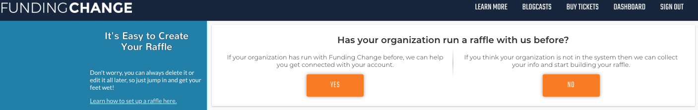 Step 1: Create a Raffle